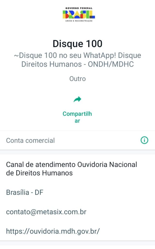 Disque 100 passa a receber denúncias de ataques a escolas pelo WhatsApp ...
